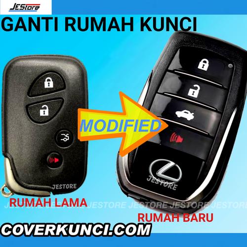 Jual CASING KUNCI LEXUS RX270 RX350 MODIF REMOTE RUMAH KUNCI CASING ...