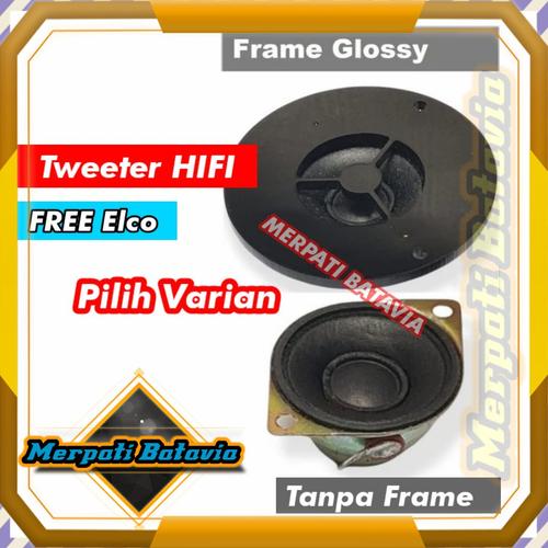 Jual Speaker Tweeter Super HiFi Sound Clear Mini Twiter Hi Fi 8 Ohm ...
