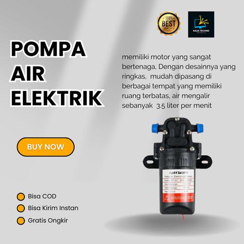 Jual Pompa Air Elektrik High Pressure 12V 70PSI 3.5L/min - Jakarta ...