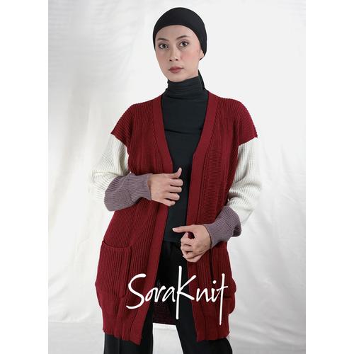 Promo Premium Long Cardi Rajut Tebal Kardigan Panjang Wanita Cardigan ...