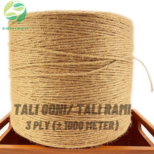 Jual TALI GONI/ RAMI 3 PLY ±1000 METER Tali Undangan Souvenir Kerajinan ...
