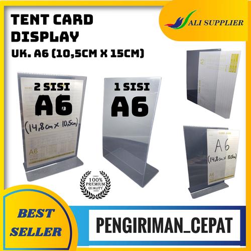 Jual MIKA TENT CARD A6 / MIKA BROSUR MURAH / DISPLAY BROSUR / TEMPAT ...