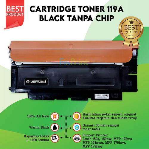 Jual Cartridge Toner HP 119A W2092A W2093A W2091A W2090A Compatible ...