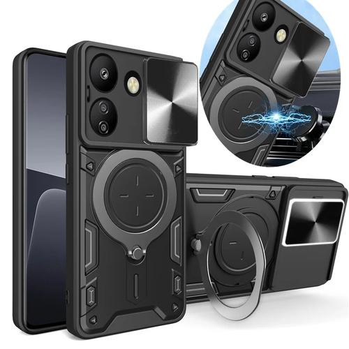 Jual CASING XIAOMI REDMI 13C CASE REDMI 13C RING SLIDE ARMOR LENS ...