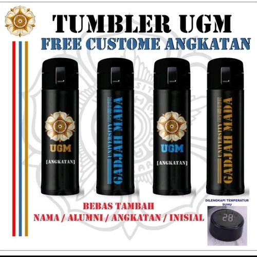 Jual Tumbler UGM LED Touch Screen universitas gadjah Mada botol ...