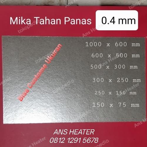 Jual Isolator mika tahan panas tebal 0.4 mm bisa custome ukuran - A3 ...