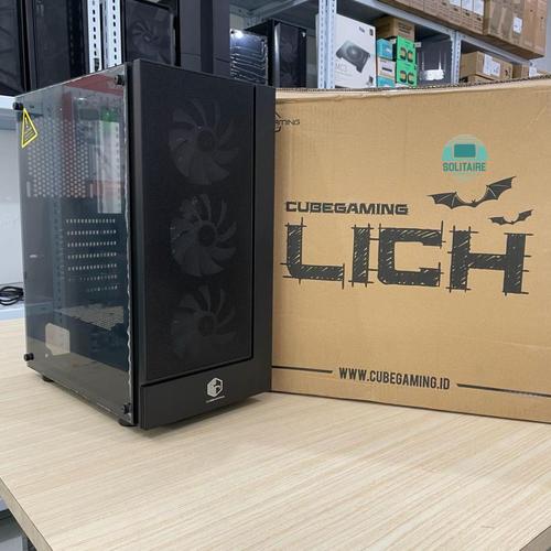 Jual Case Cube Gaming Lich - Hitam - Kota Semarang - Solitaire Computer | Tokopedia