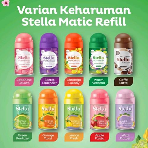 Jual Stella Refill Matic 225 ml Pengharum ruangan otomatis Stela Home ...