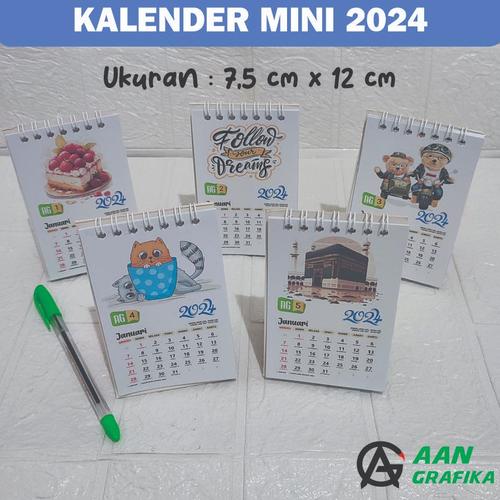Jual ATE01 KALENDER MINI 2024 | KALENDER MEJA 2024 - Kode AG - AG 2 ...