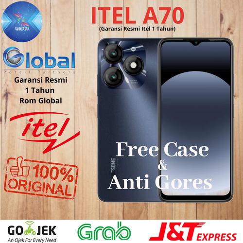 Jual itel A70 RAM 12GB (4GB+8GB) ROM 128/256GB 6,6 HD 60Hz + 5000mah ...