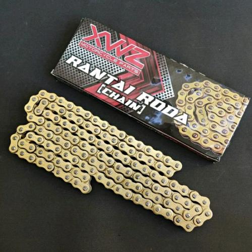 Jual RANTAI TARIK RANTAI RODA GOLD 428H-104L SUPRA FIT LAMA-BLITZ ...