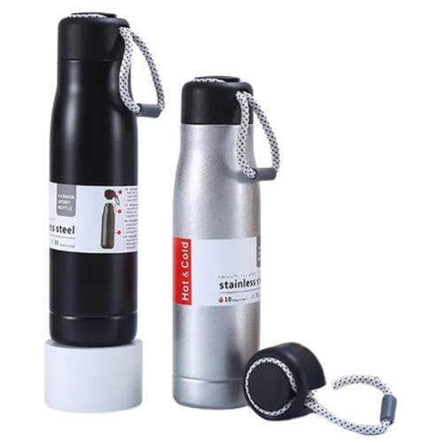 Jual HITAM Termos ROPE 550ml Tumbler Stainless Botol Air Sport Tali ...