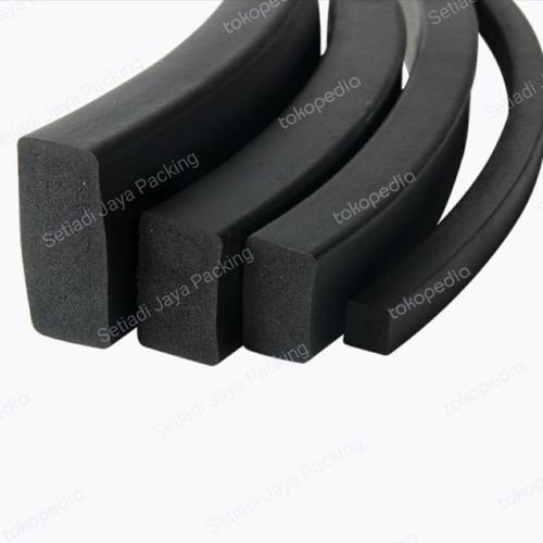 Jual Sponge Rubber Kotak 20mm x 50mm / Spon Rubber Kotak Hitam ...