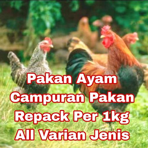 Jual Jenis Varian Pakan Ayam dan Campuran Pakan Ayam Per 1Kg pakan ...