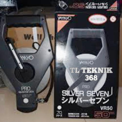 Jual meteran roll 50 meter pita baja yamayo pro silver ORI JAPAN ...