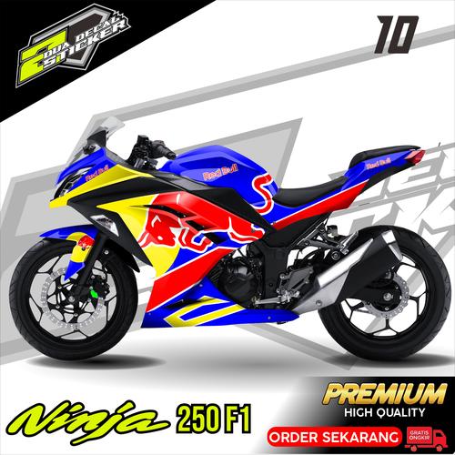 Jual sticker decal ninja 250 Fi full body DS 10 - biru tua, premium ...