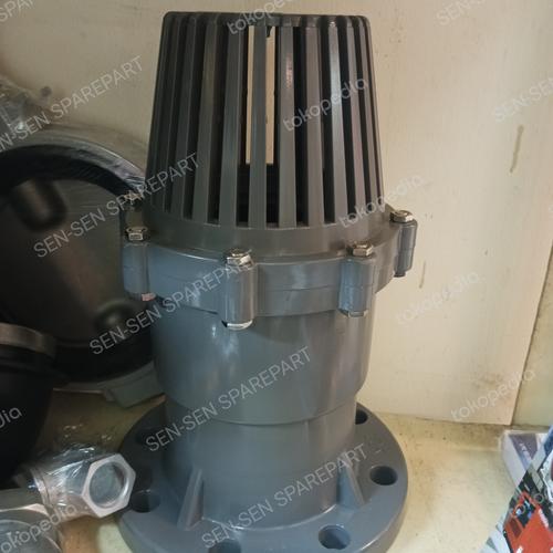 Jual Foot valve PVC 2" inch flange JIS 10K / swing foot valve pvc JIS ...