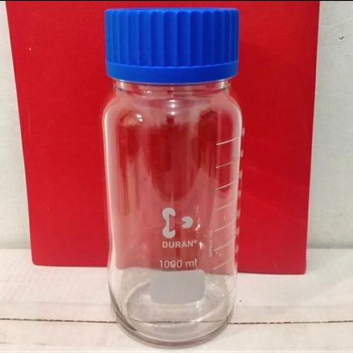 Jual Laboratory Bottle 1000ml Wide Neck DURAN. Lab Botol Mulut Lebar 1L ...