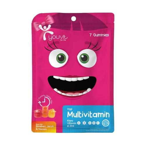 Jual YOUVIT MULTIVITAMIN FOR KIDS SACHET 7 GUMMIES - Jakarta Pusat ...