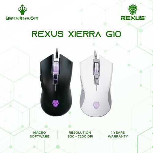 Jual Mouse Gaming Rexus Xierra G10 / G-10 Rgb 7200 DPI Garansi Resmi ...