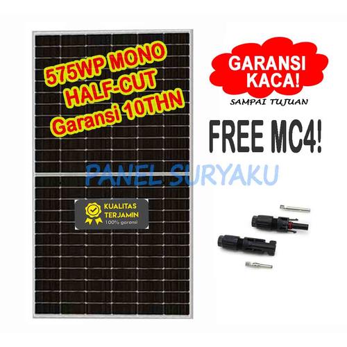 Jual Solar Panel Surya 575wp Mono Solar Cell 575wp Mono FREE MC4 ...