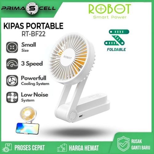 Jual Kipas Angin Mini ROBOT Mini Fan RT-BF22 1200 mAh - Kota Malang ...