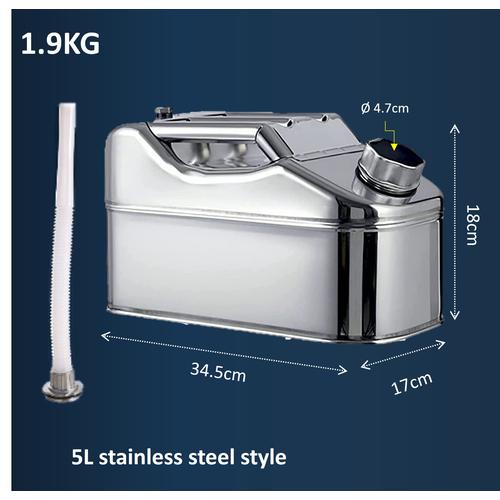 Jual Jerigen/Jerry can/Jerrcan/Kontainer 5L Stainless 304 Tebal 0.8mm ...