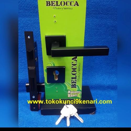 Jual Belocca Paket Handle Roses Hitam 018 Komplit Kunci Belocca Hitam ...