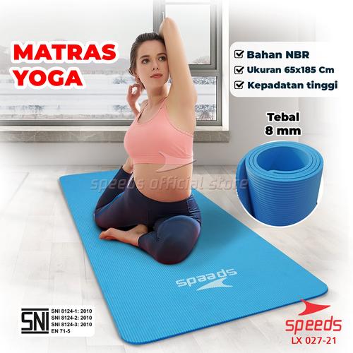 Jual SPEEDS Matras Yoga Karet Yoga Mat Olahraga Senam Lantai 027-21 ...