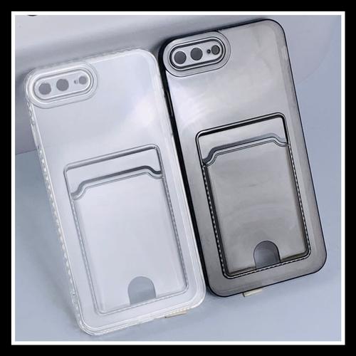 Jual IPhone 7+ / 8+ Plus Case Neo Crystal Card Slot Original Soft ...