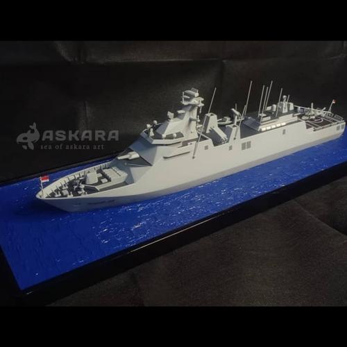 Jual Miniatur Kapal KRI I Gusti Ngurah Rai / Miniatur Kapal Perang 60cm - Kota Banjar ...