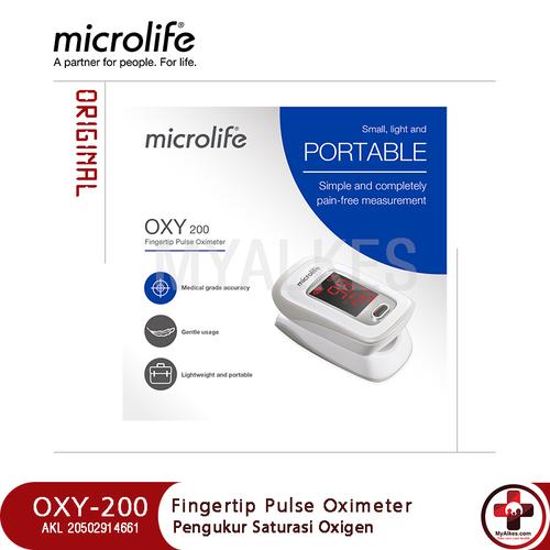 Promo OXY 200 Pulse Oxymeter Microlife / Saturasi Oxygen - Jakarta Selatan - MyAlkes | Tokopedia