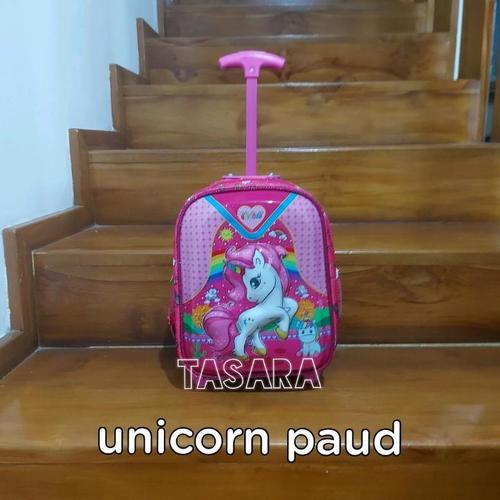 Jual Hot - TAS DORONG TROLLEY ANAK PAUD / PLAY GROUP PEREMPUAN GAMBAR ...