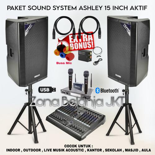 Jual Paket Sound System Indoor Outdoor Speaker Ashley 15 Inch Akrif (SET 2) - Jakarta Barat ...