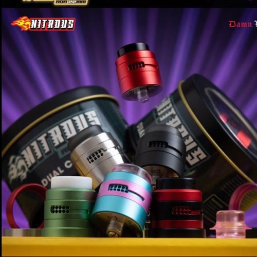 Jual RDA NITROUS DUAL CAP SERIES 22MM BY KOKO SARANG X DAMNVAPE ...
