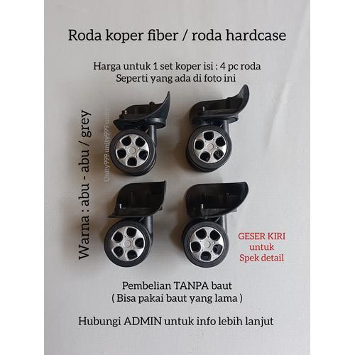Jual roda koper 360 double wheel roda koper fiber isi 4pc ngeset - RODA ...