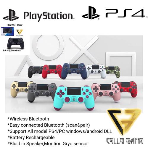 Jual STIK WIRELESS PS4/PC/ANDROID OP STICK BLUETOOTH WARNA - Hitam ...