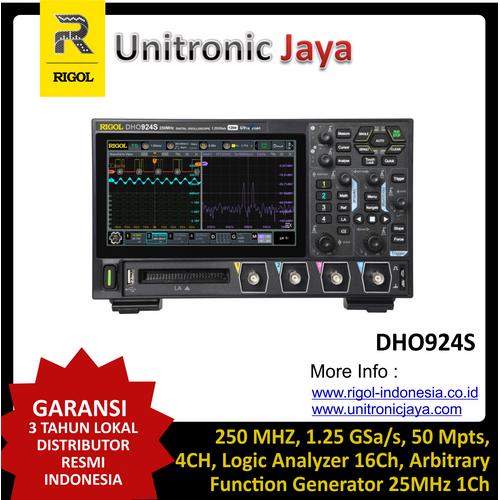 Jual Rigol DHO924S Digital Oscilloscope 250 MHz, 4CH, Logic Analyzer ...