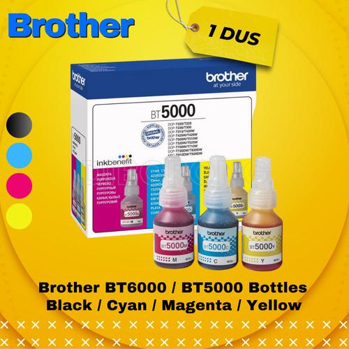 Jual Tinta Brother BT 5000 BT 6000 Original Ink Bottle - 1 Dus 40 BTL ...