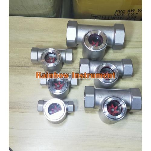 Jual Flow Indicator 2" Inch Sight Glass SS304 Inchi DN50 Drat - Jakarta Barat - Rainbow ...