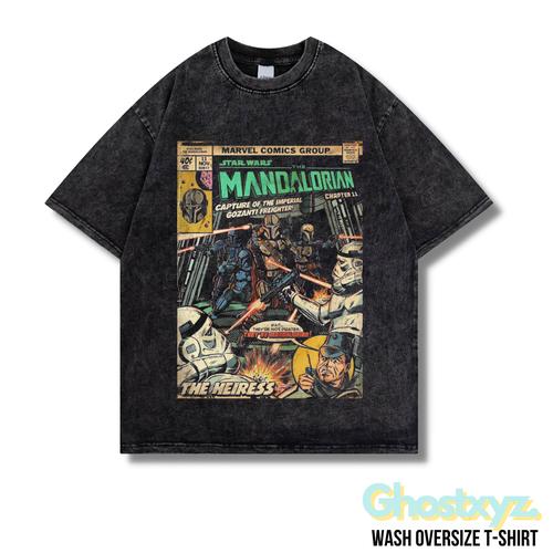Jual Ghostxyz T-Shirt "Star Wars Manda" Wash Oversize Vintage Tee Baju ...