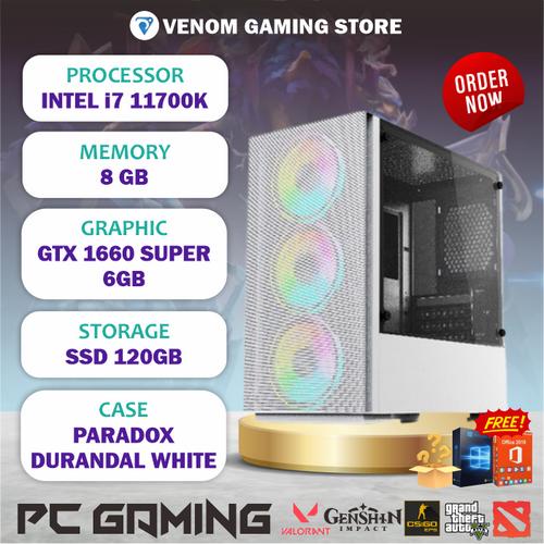Jual PC Gaming Pro | i7 11700K | GTX 1660 Super | 16GB RAM| SSD |Render - RAM 16 GB - Kab ...