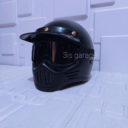 Promo HELM CUSTOM SIMPSON M30 CAKIL RETRO FULL FACE CLASSIC PET - HELM ...