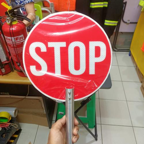 Jual rambu papan stop diameter 60cm - Jakarta Barat - Queen Safety ...
