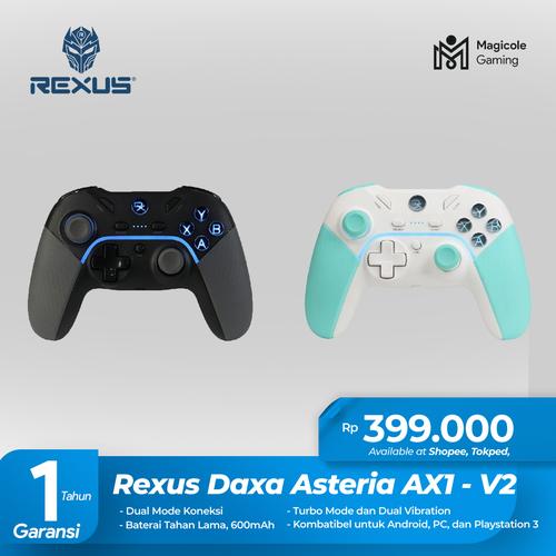 Jual Rexus Gamepad Daxa Asteria AX1 V2 - BLACK GREY - Jakarta Pusat ...