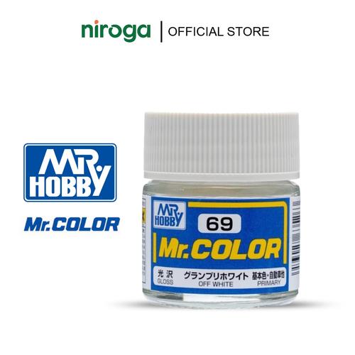 Jual Mr. COLOR C69 Off White – Mr. Hobby Lacquer cat model kit - Kota ...
