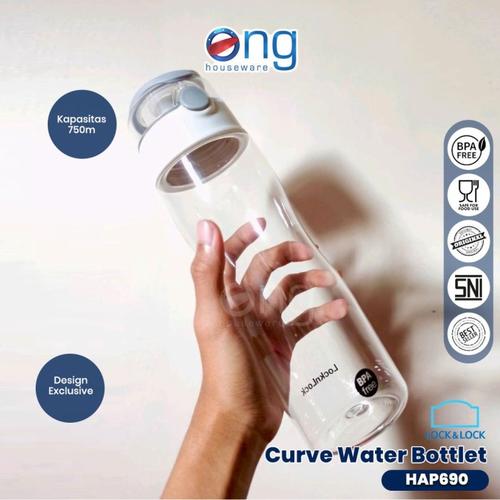 Jual Botol Air Minum Curve Water Bottle 750ml HAP690 HAP 690 LocknLock ...