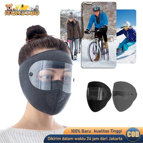 Jual Masker Kaca Mata Pelindung Wajah Anti Uv Masker Kacamata Sepeda ...