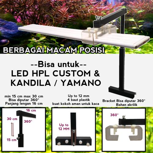Jual Stand led aquascape / tiang lampu aquascape - hpl, silver - Kab. Bekasi - MOC AQUATECH ...