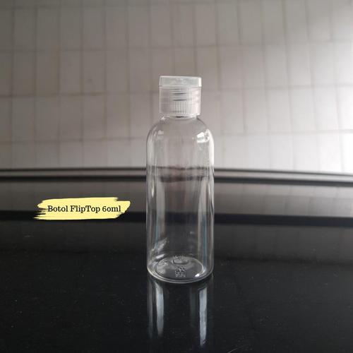 Jual Ready stock Botol Plastik Bening Fliptop 60 ml I Botol Hand shoap ...